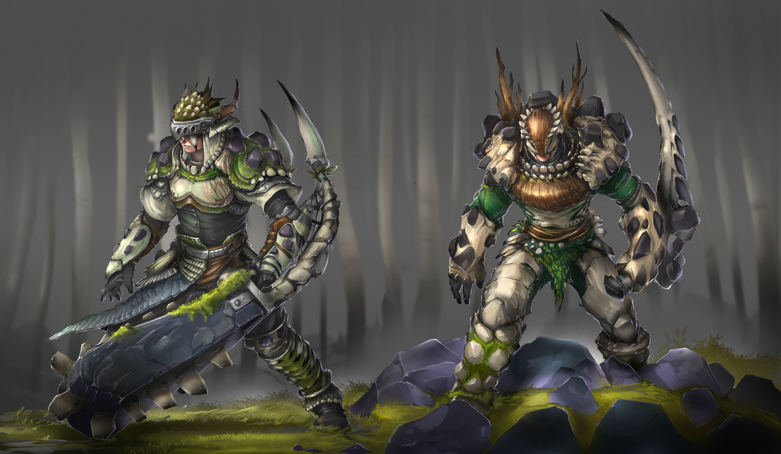 Romain SUREAU - Monster Blade Characters