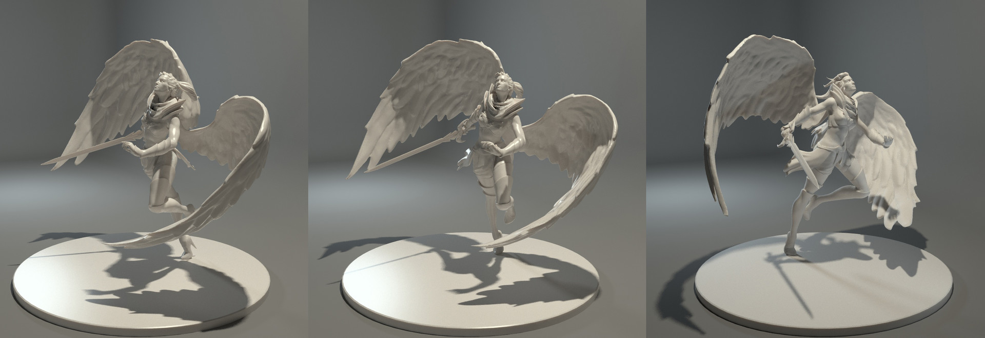 ArtStation - Winged Sculpture