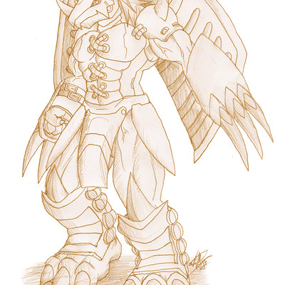 wargreymon coloring pages