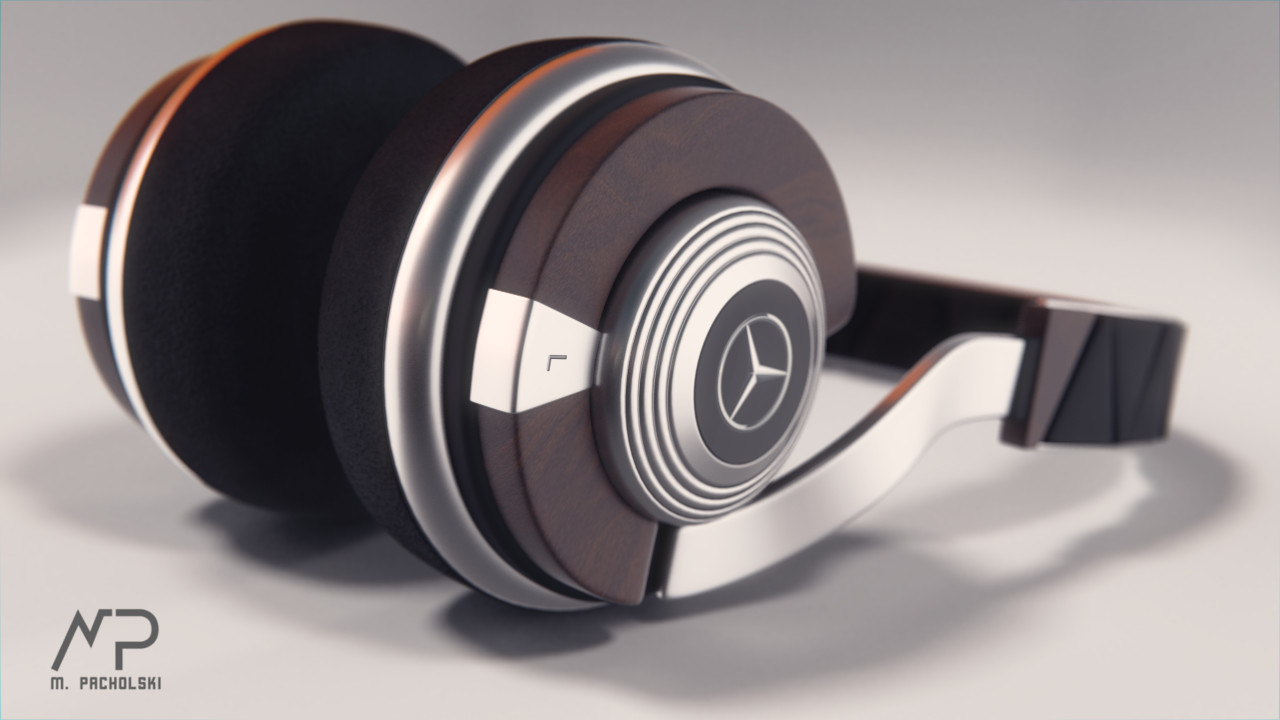 ArtStation - Mercedes Style Headphones