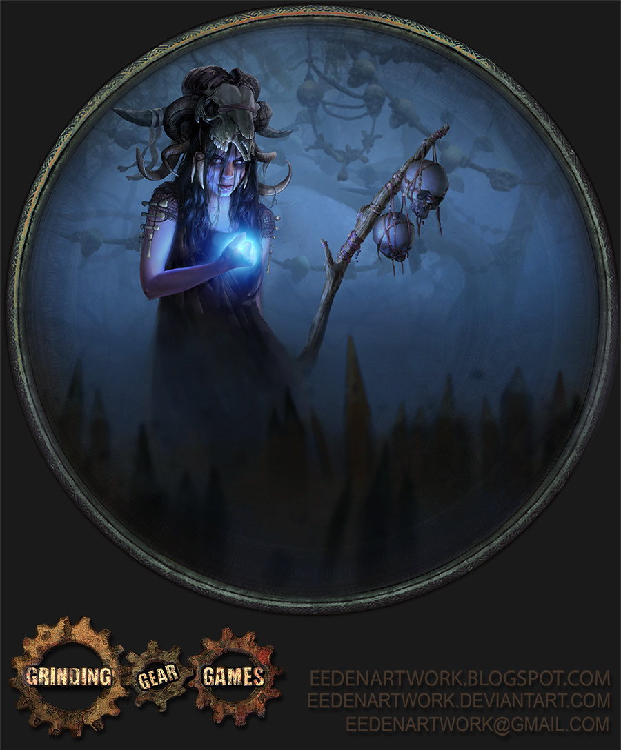 ArtStation - POE Ascendancy Class - Witch ( Occultist )