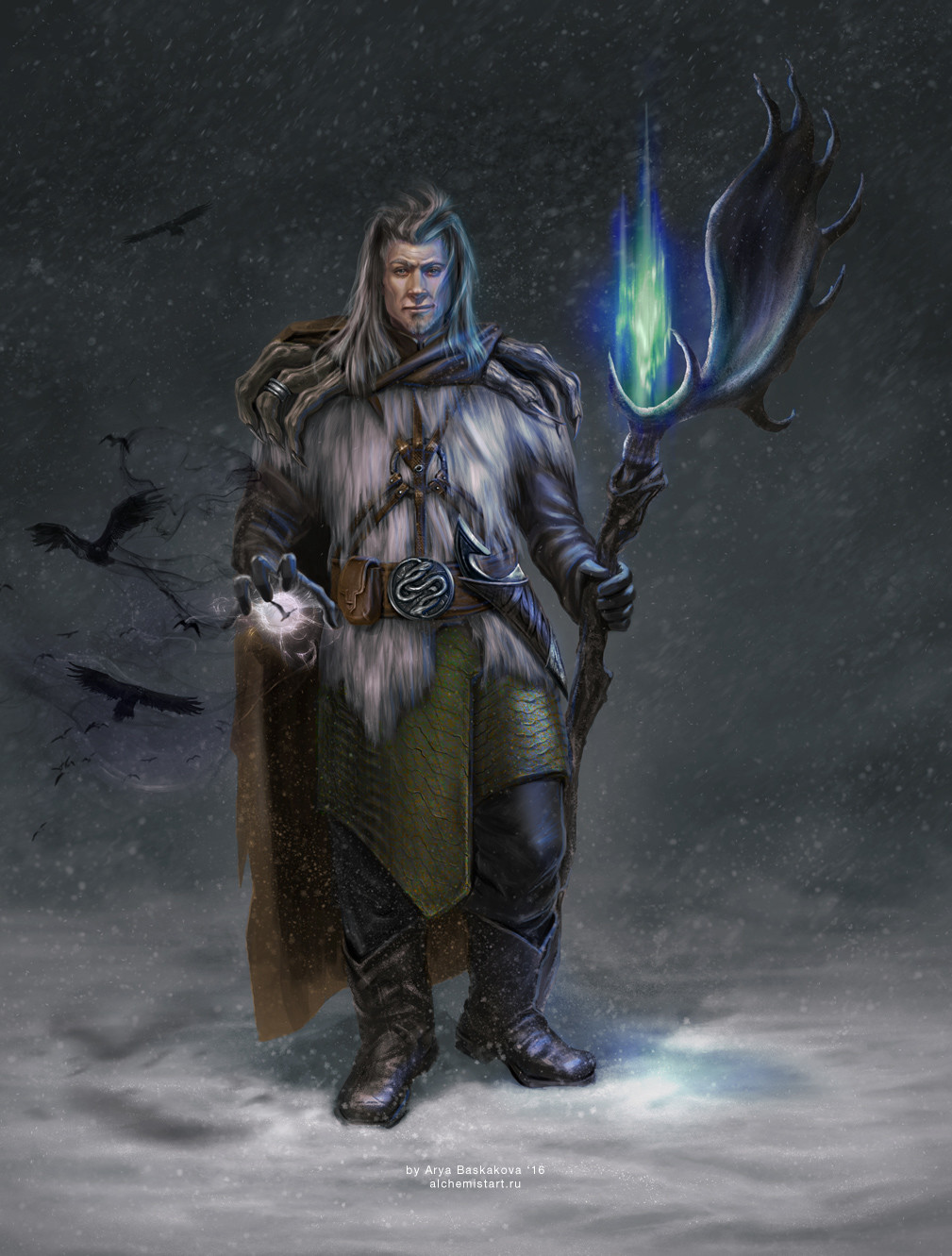 ArtStation - Northern mage, the monster slayer