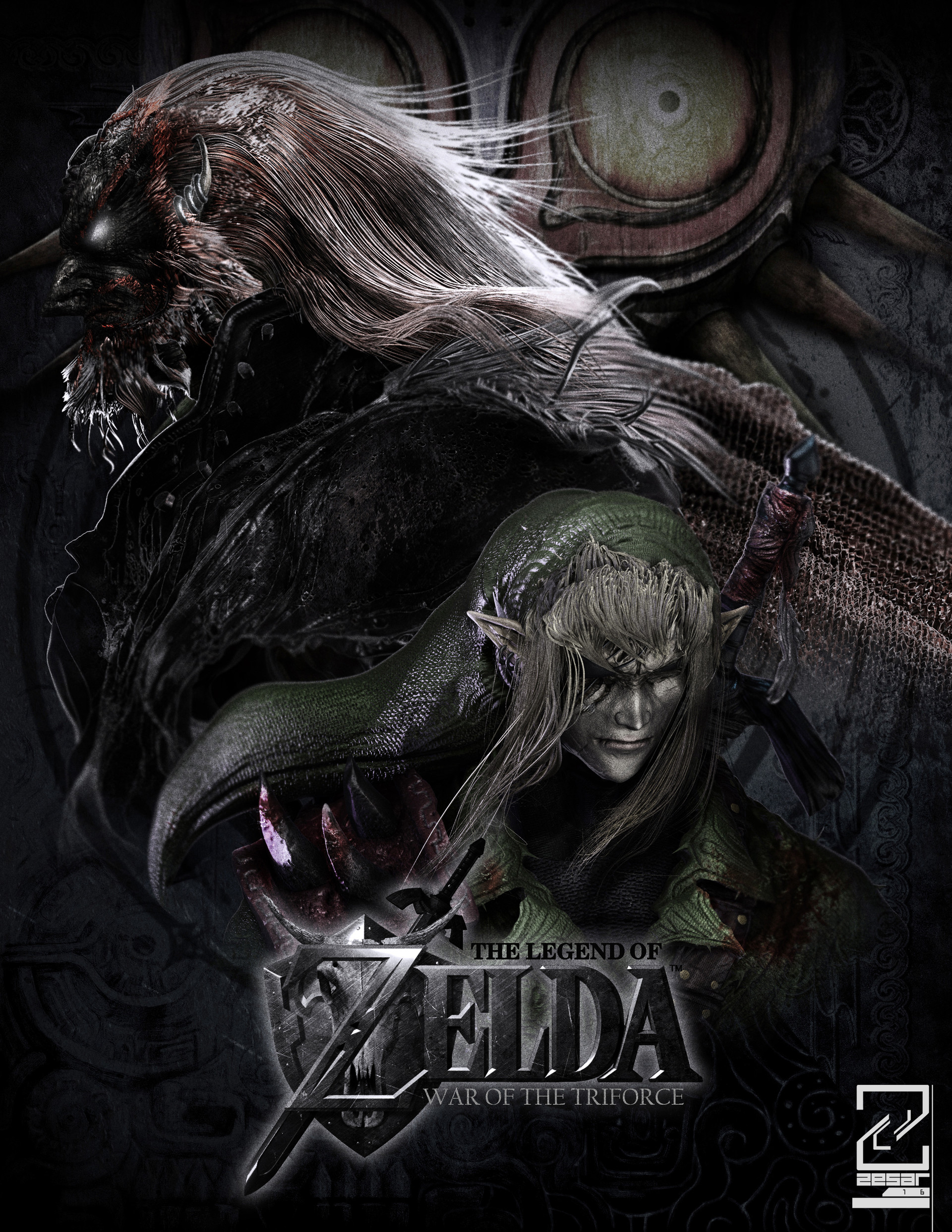 ArtStation - The Legend of Zelda War of the Triforce