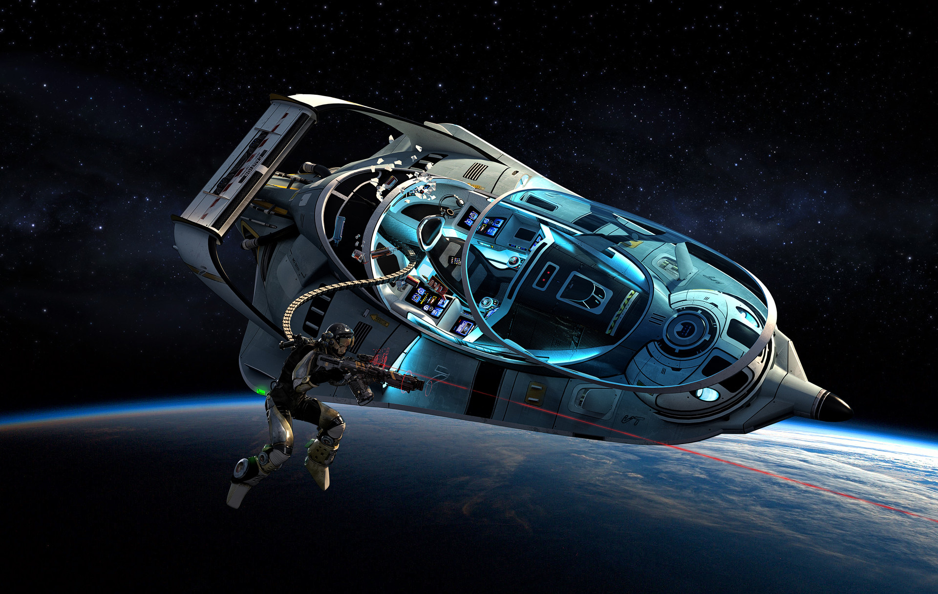 ArtStation - Orbital Drive By