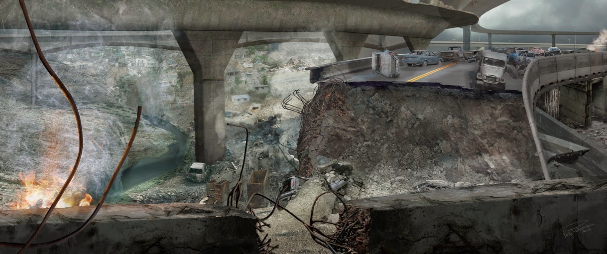 ArtStation - Destroyed city