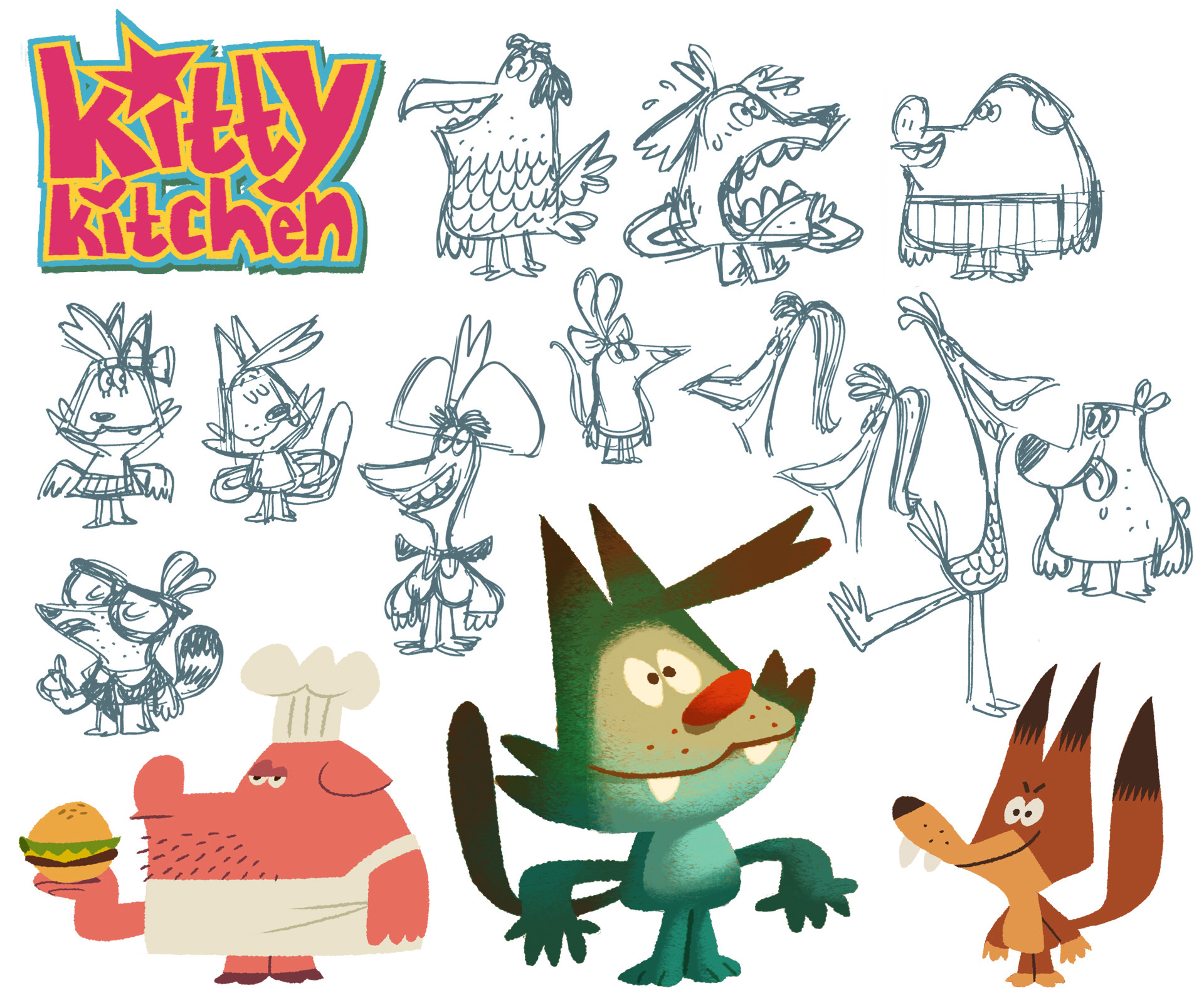 ArtStation - KITTY KITCHEN - Character Designs