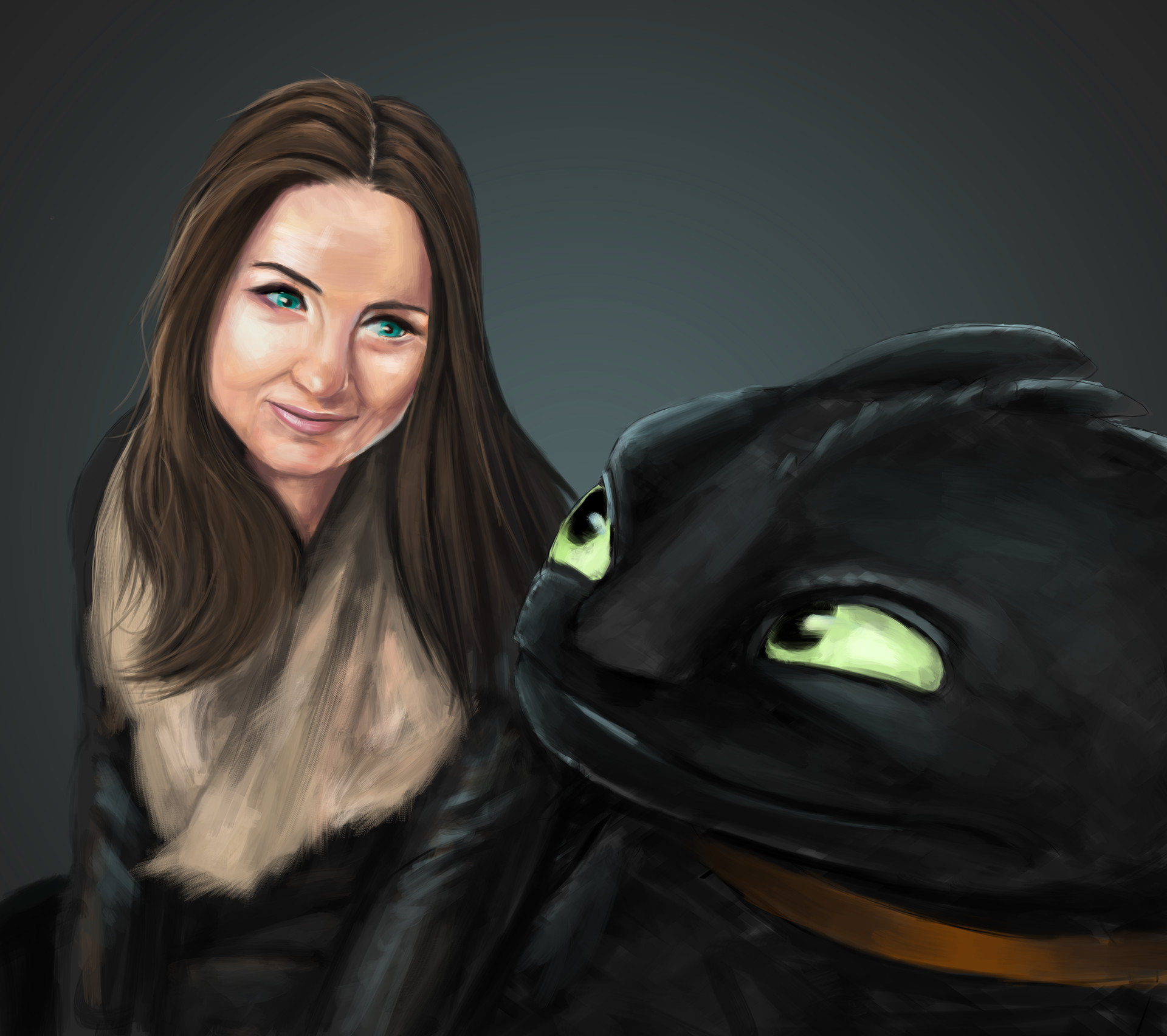 ArtStation - Portrait with Toothless