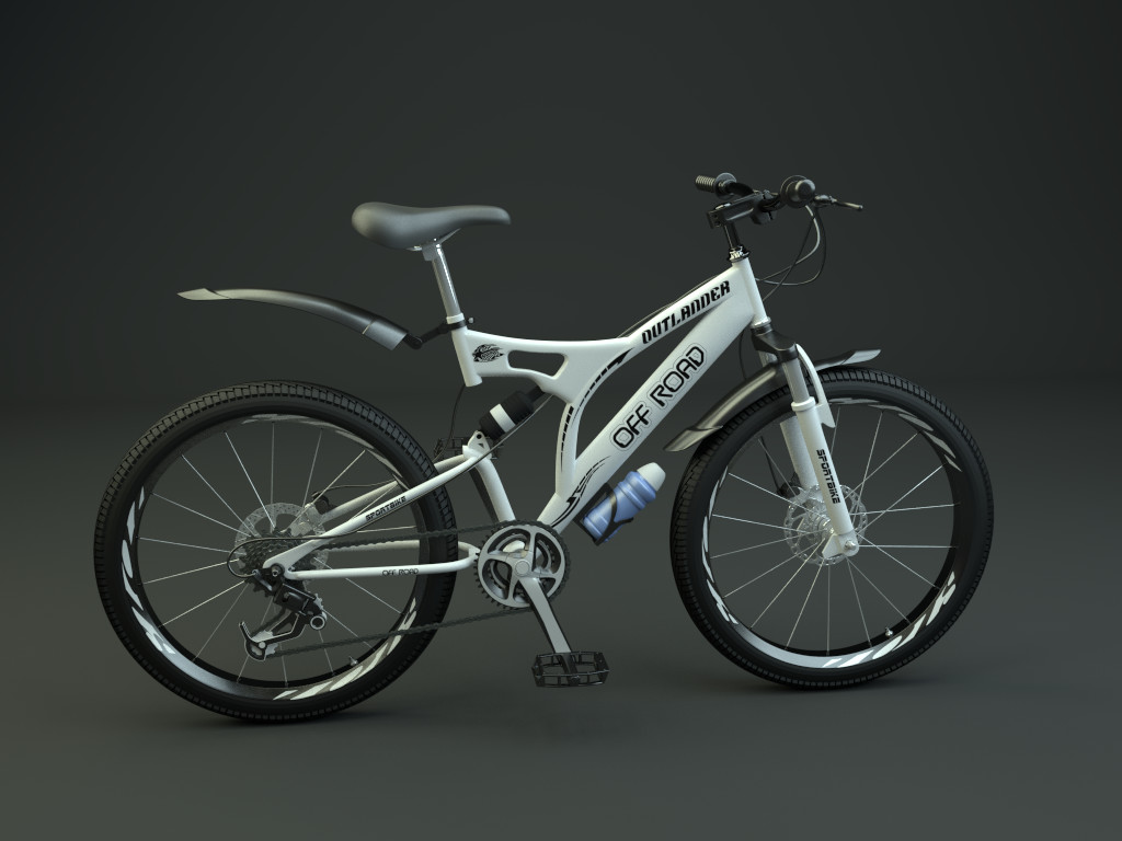 ArtStation - Off Road bike.