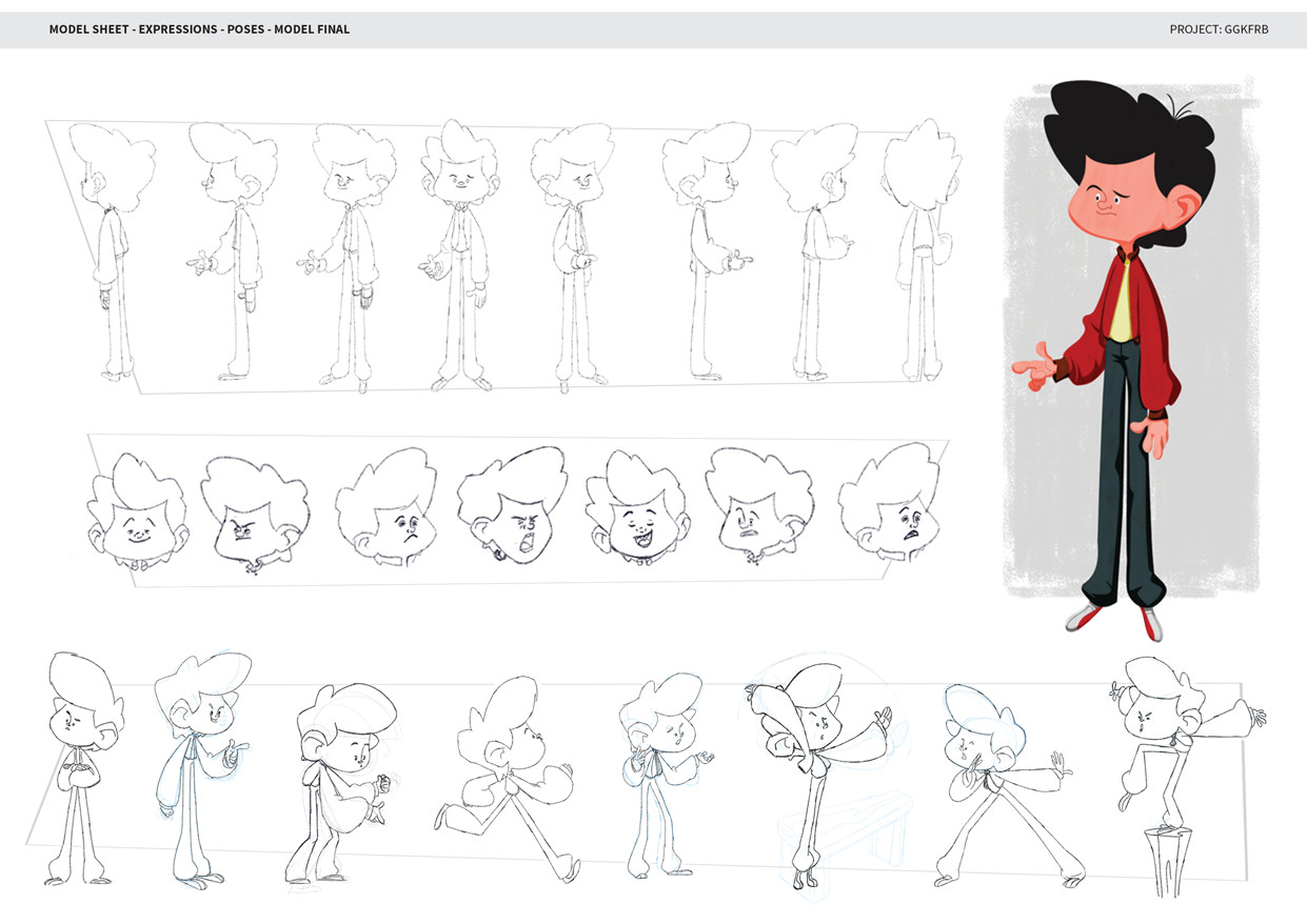 ArtStation - Character design development GGKFRB