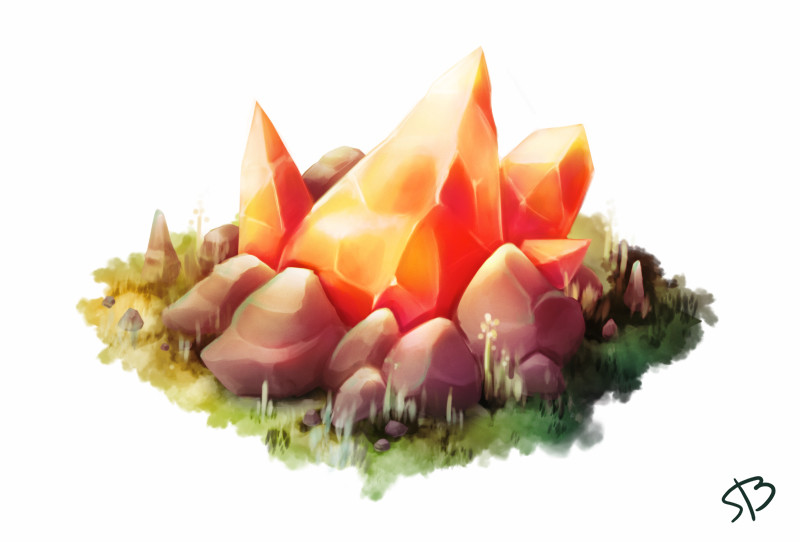 ArtStation - Isometric Rocks