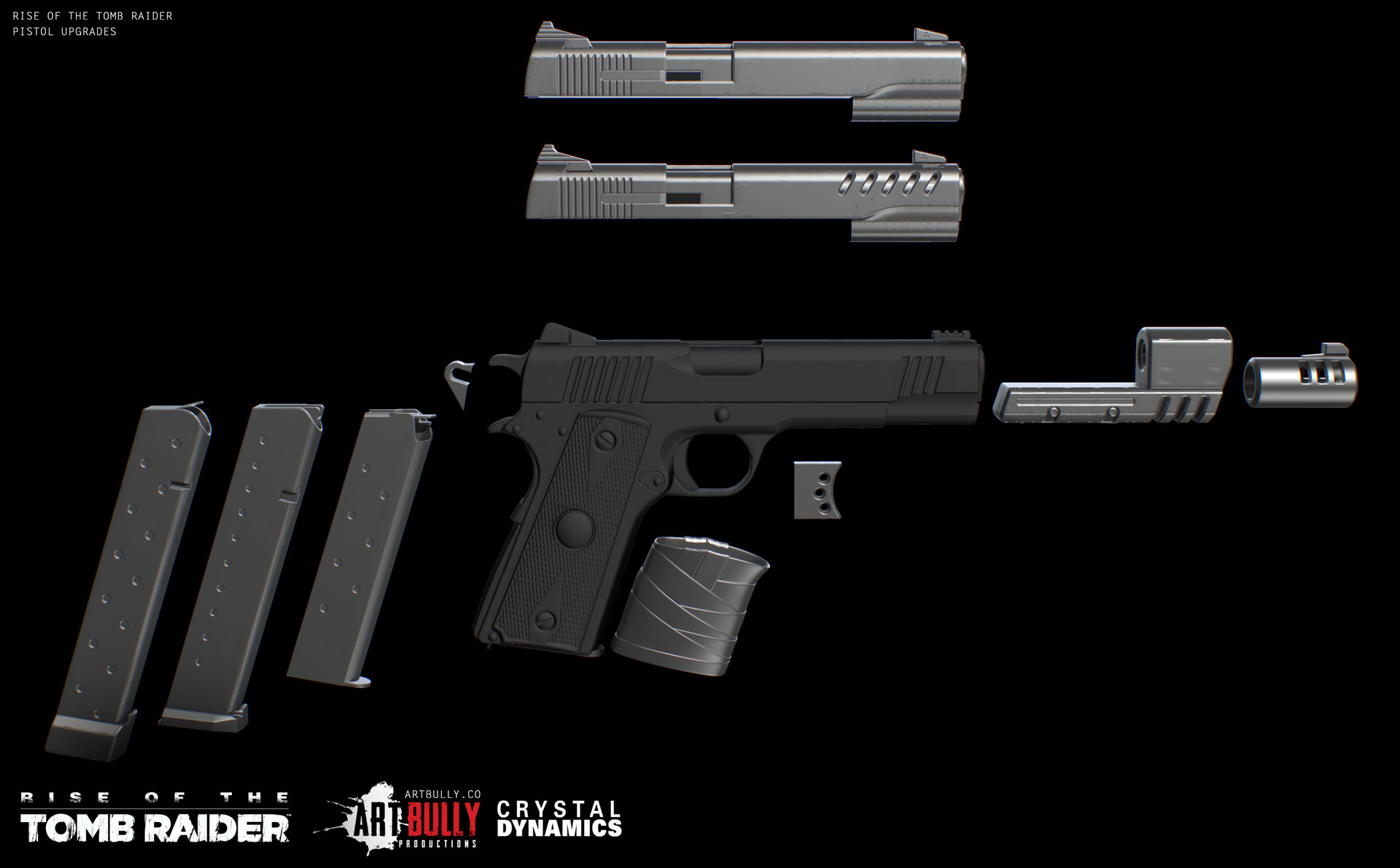 Art Bully Productions - Rise of the Tomb Raider Weapons