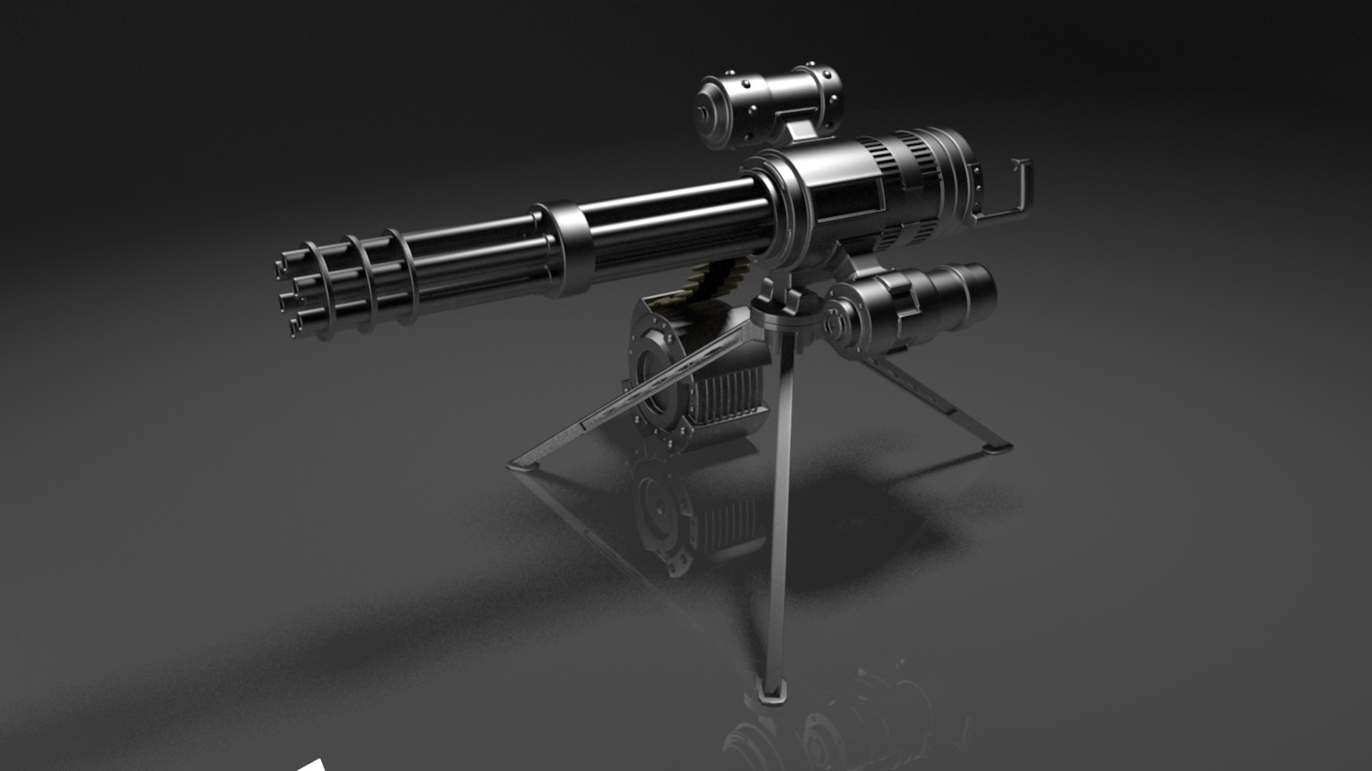 ArtStation - Gutling Gun