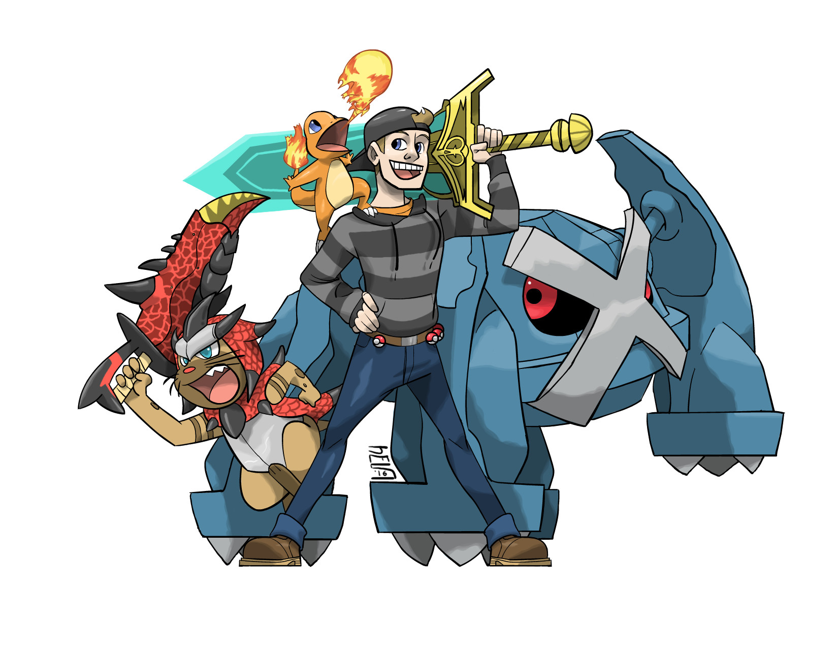 ArtStation - Original Character + Pokemon