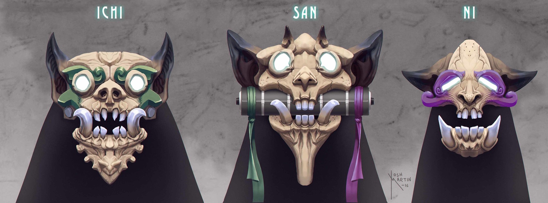 ArtStation - The Three Oni