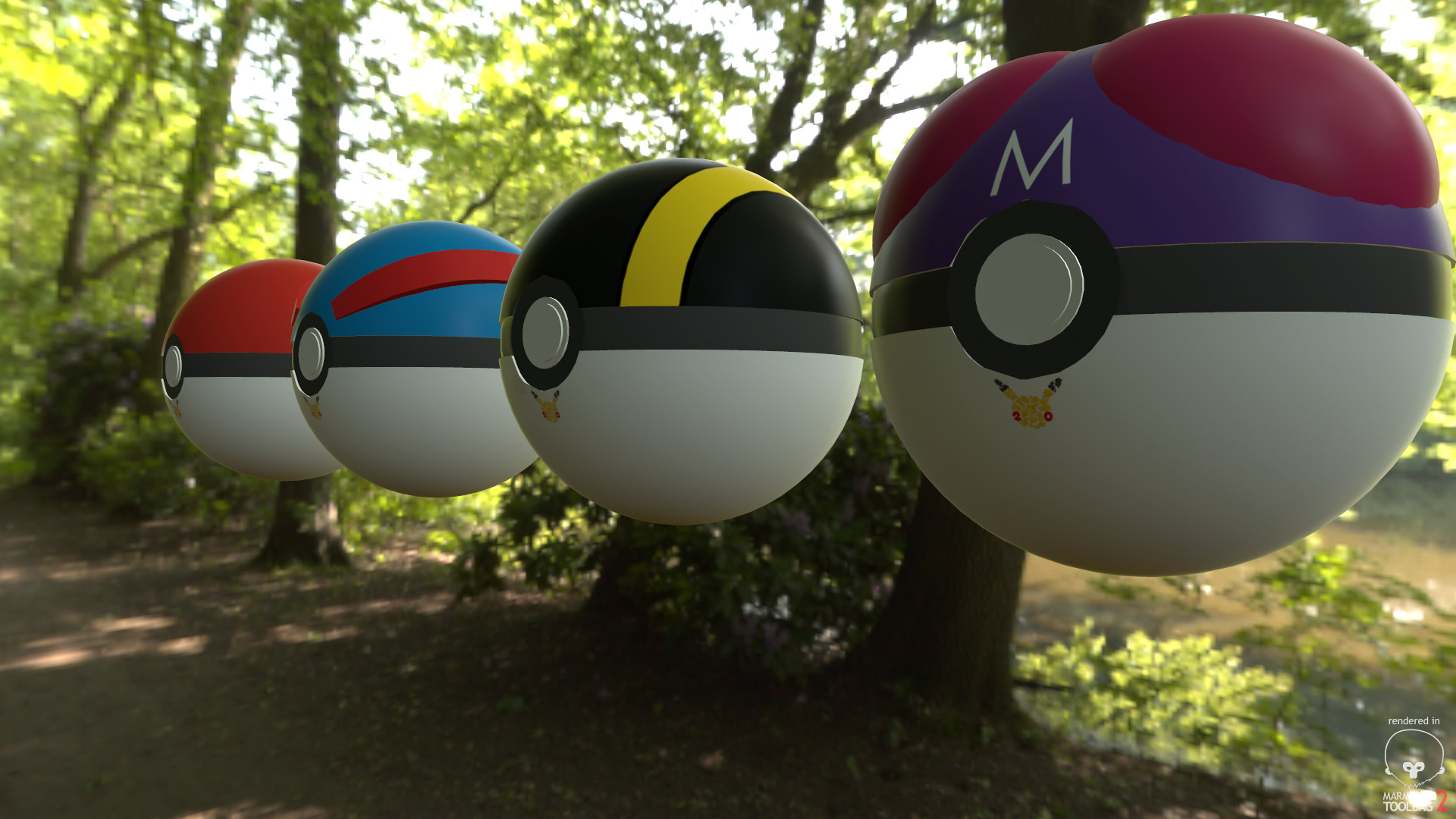 ArtStation - Original Pokeballs, Joseph Waring