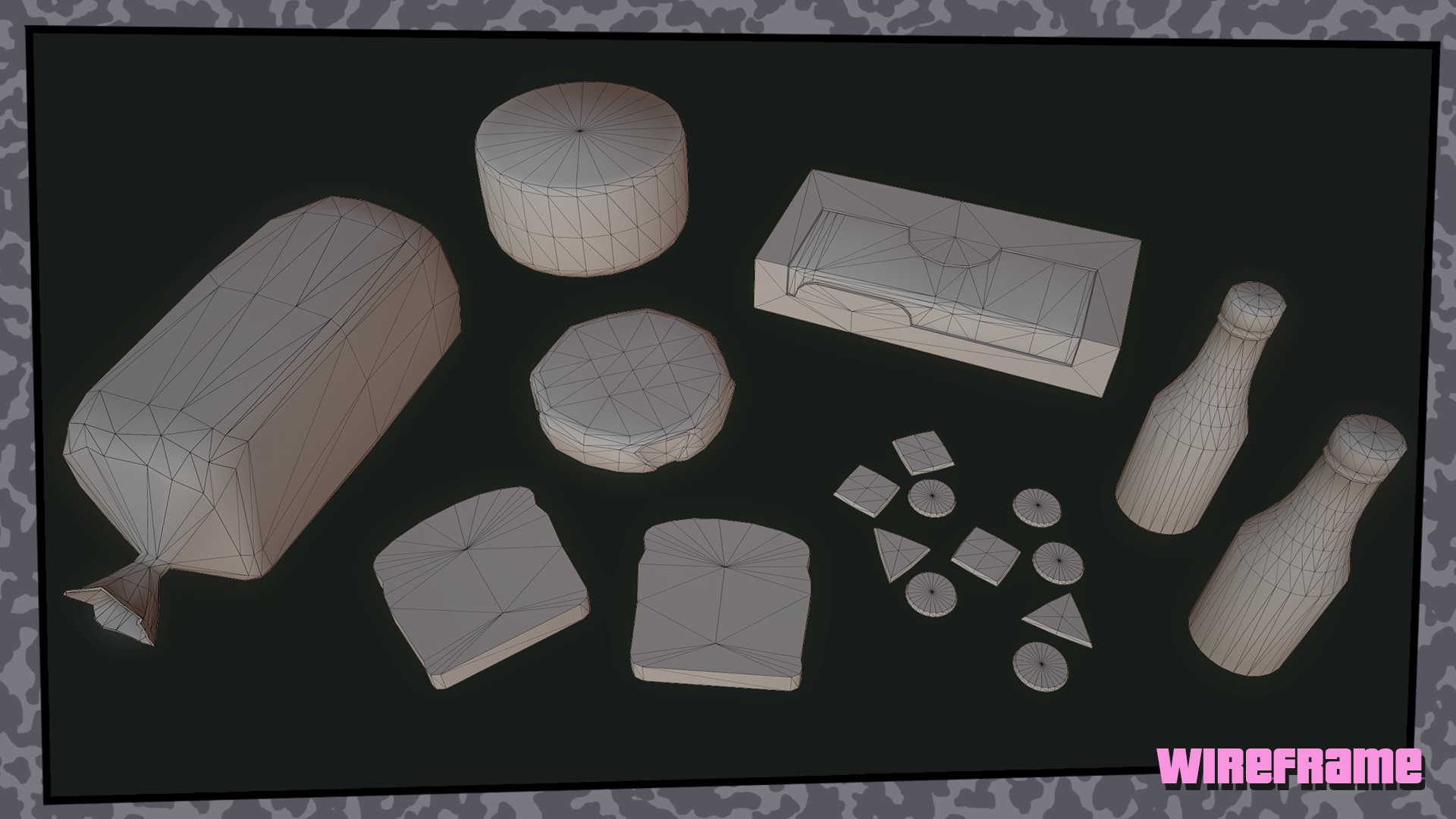 Bavo Debraekeleer - Ocean View Suite - Props - Textures Breakdown (with 3D Marmoset Viewer)