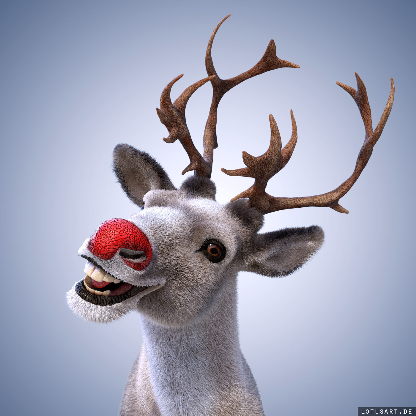 ArtStation - 3D "Reindeer" for VW spot
