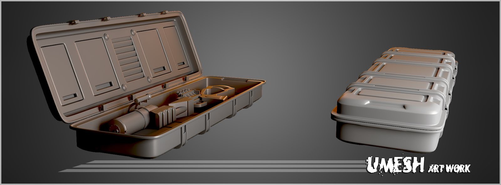 ArtStation - Gun Suitcase