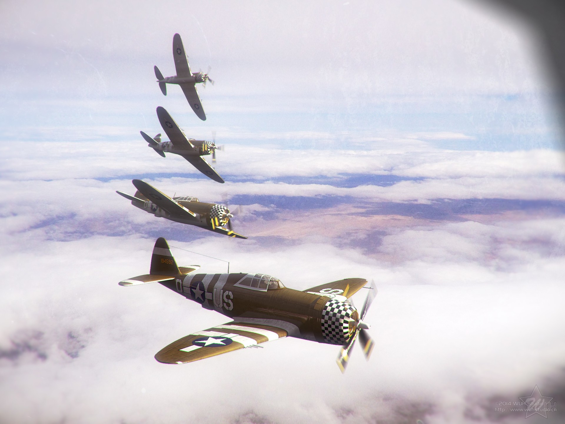 ArtStation - Republic P-47 Thunderbolt