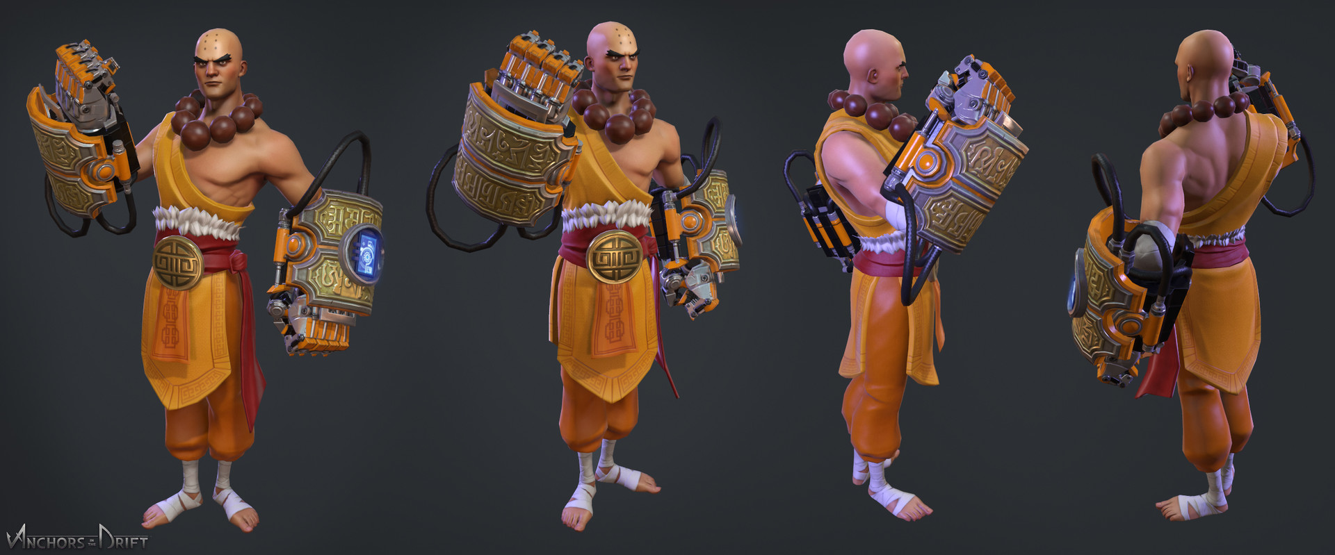 ArtStation - Shaolin Monk (canceled title)