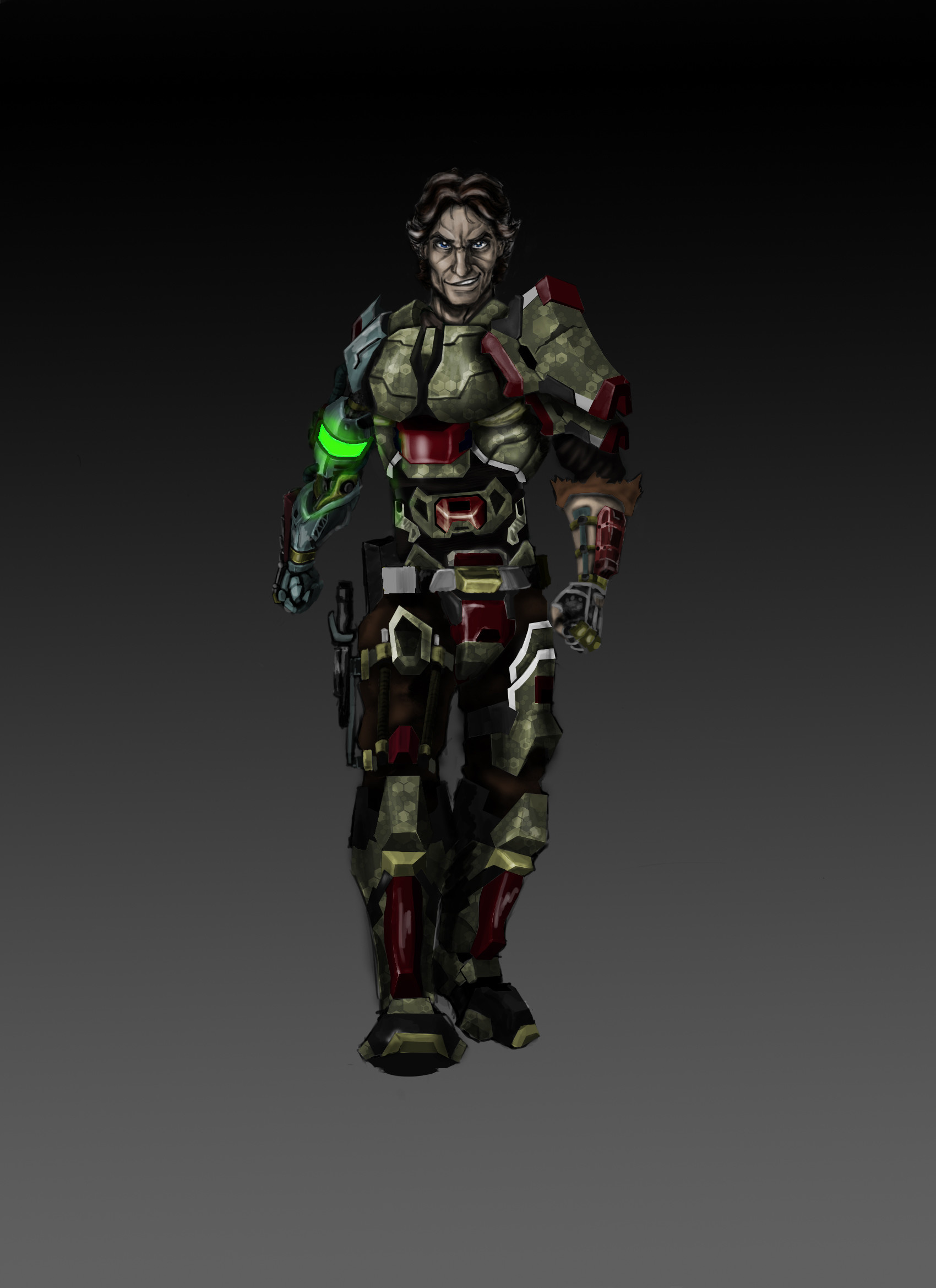 ArtStation - Cyborg Soldier