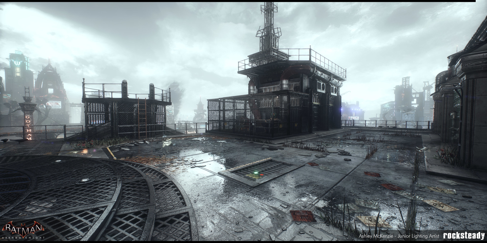 Ashley McKenzie - Batman: Arkham Knight GCPD Lockdown DLC Lighting