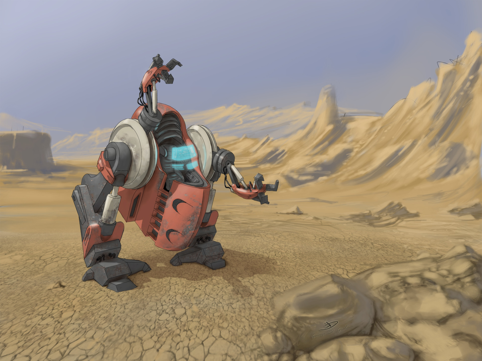 ArtStation - Mecha Lost