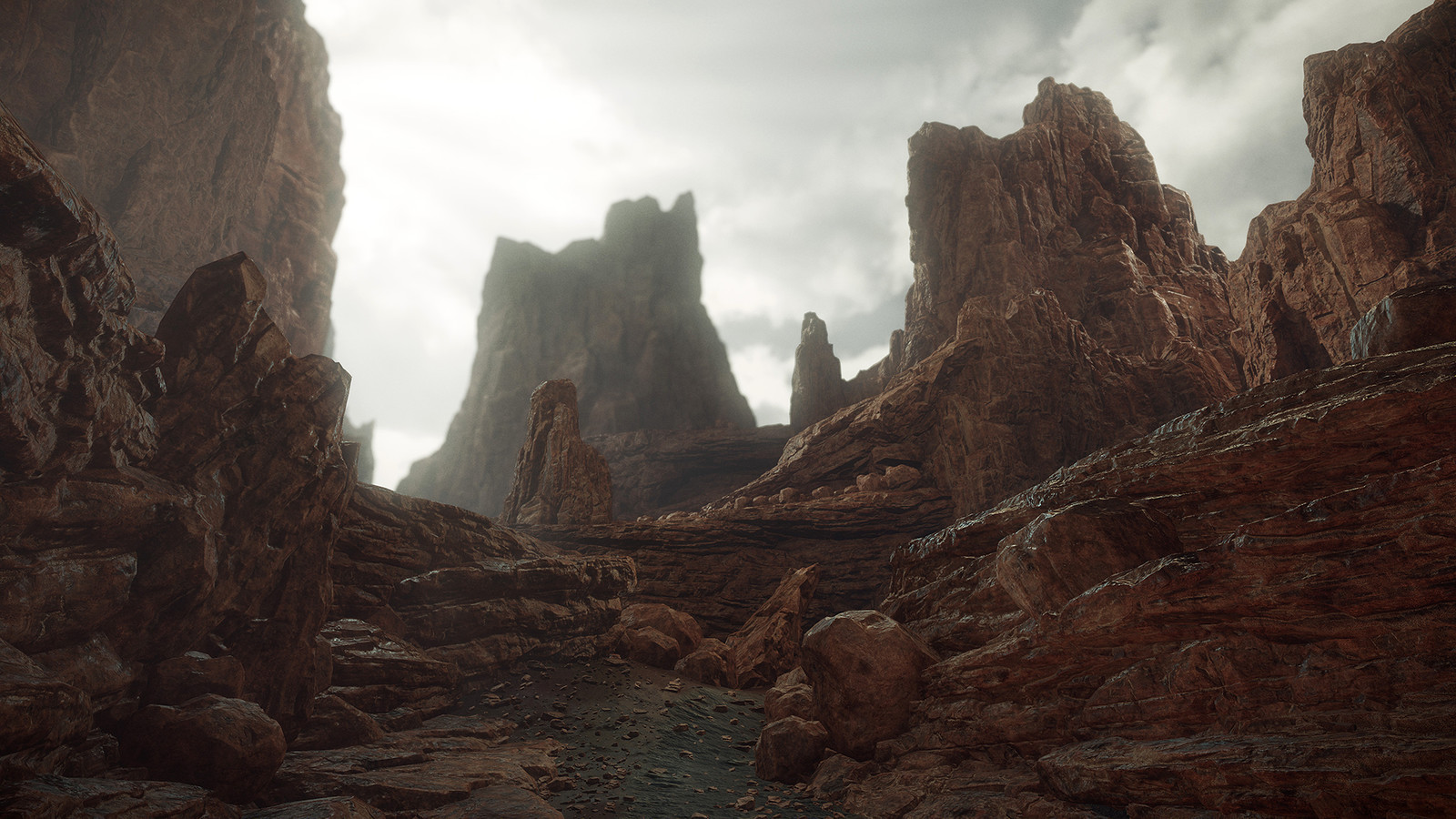 Walid Perrussel-K - Cryengine 3 Wasteland Rocks pack