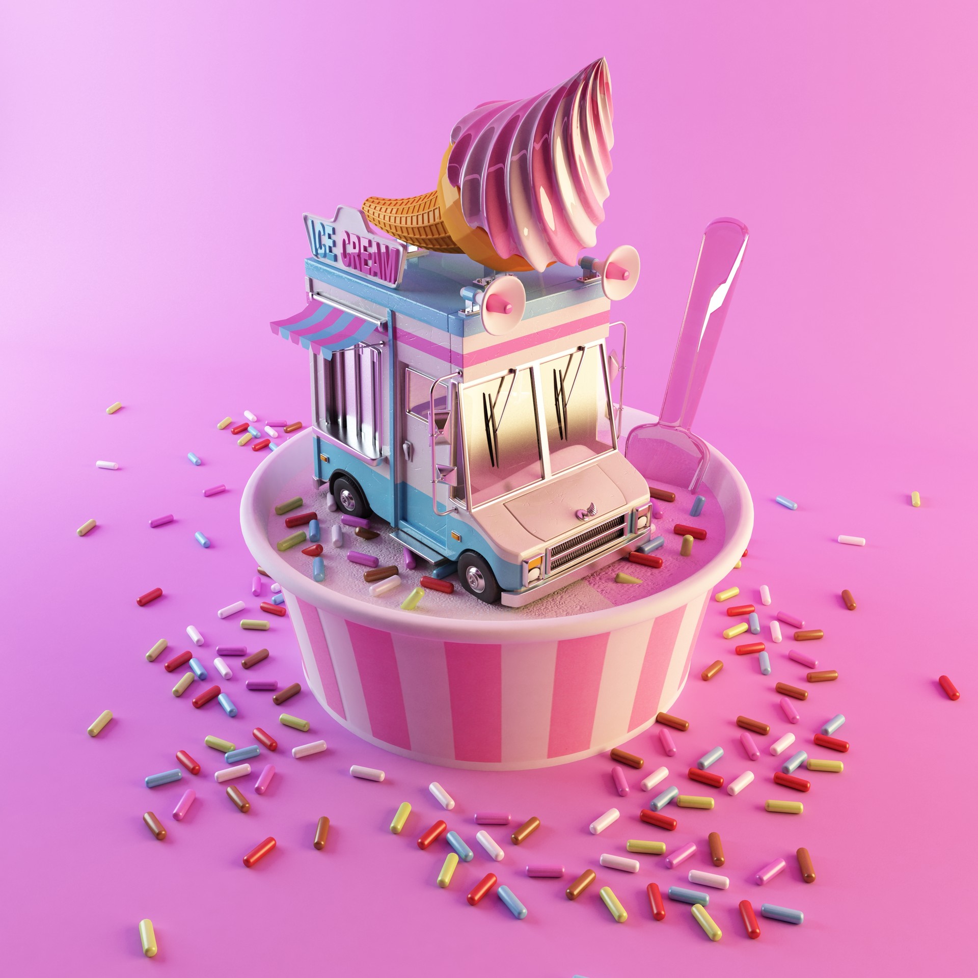 ArtStation - ice cream