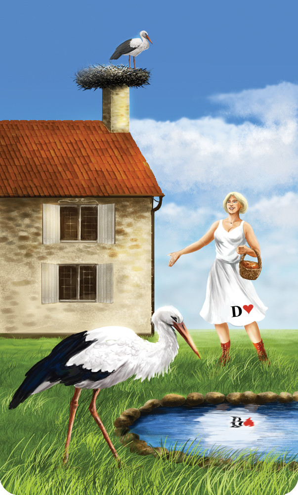 ArtStation - Lenormand 17 Stork