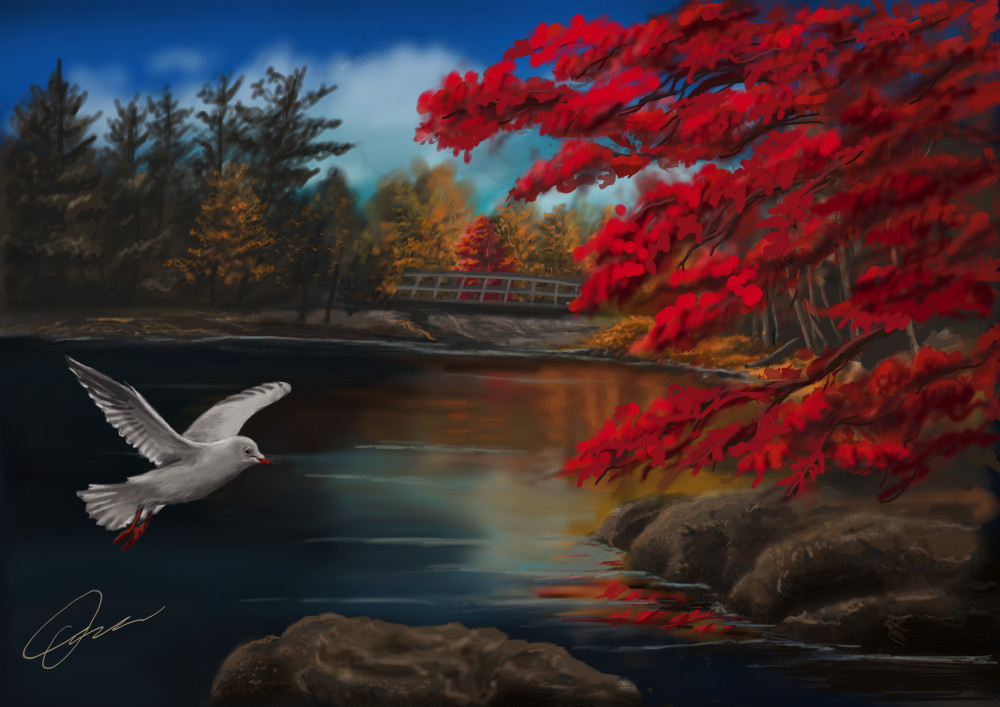 ArtStation - Red Fall