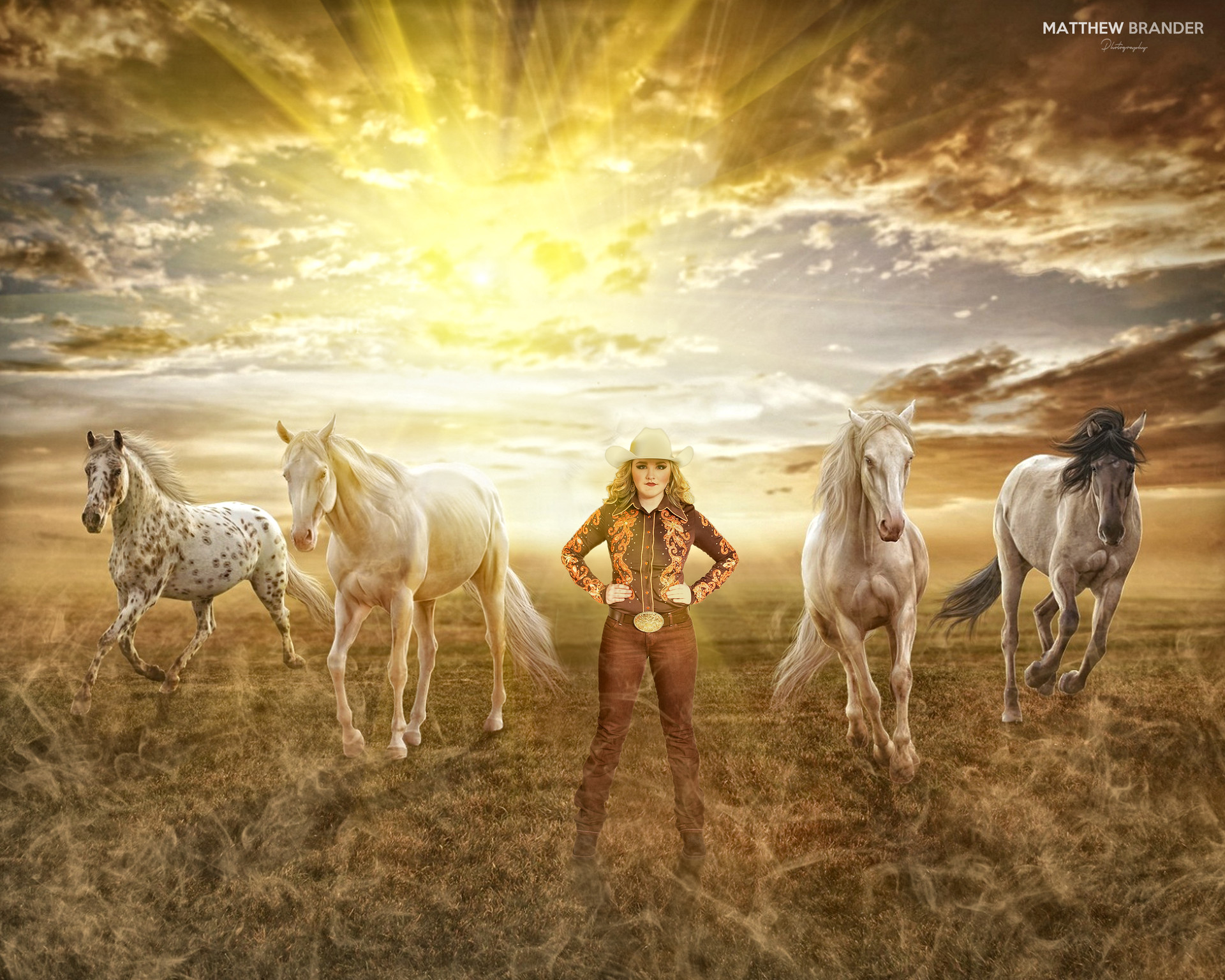 ArtStation - Wild Horses - Composite