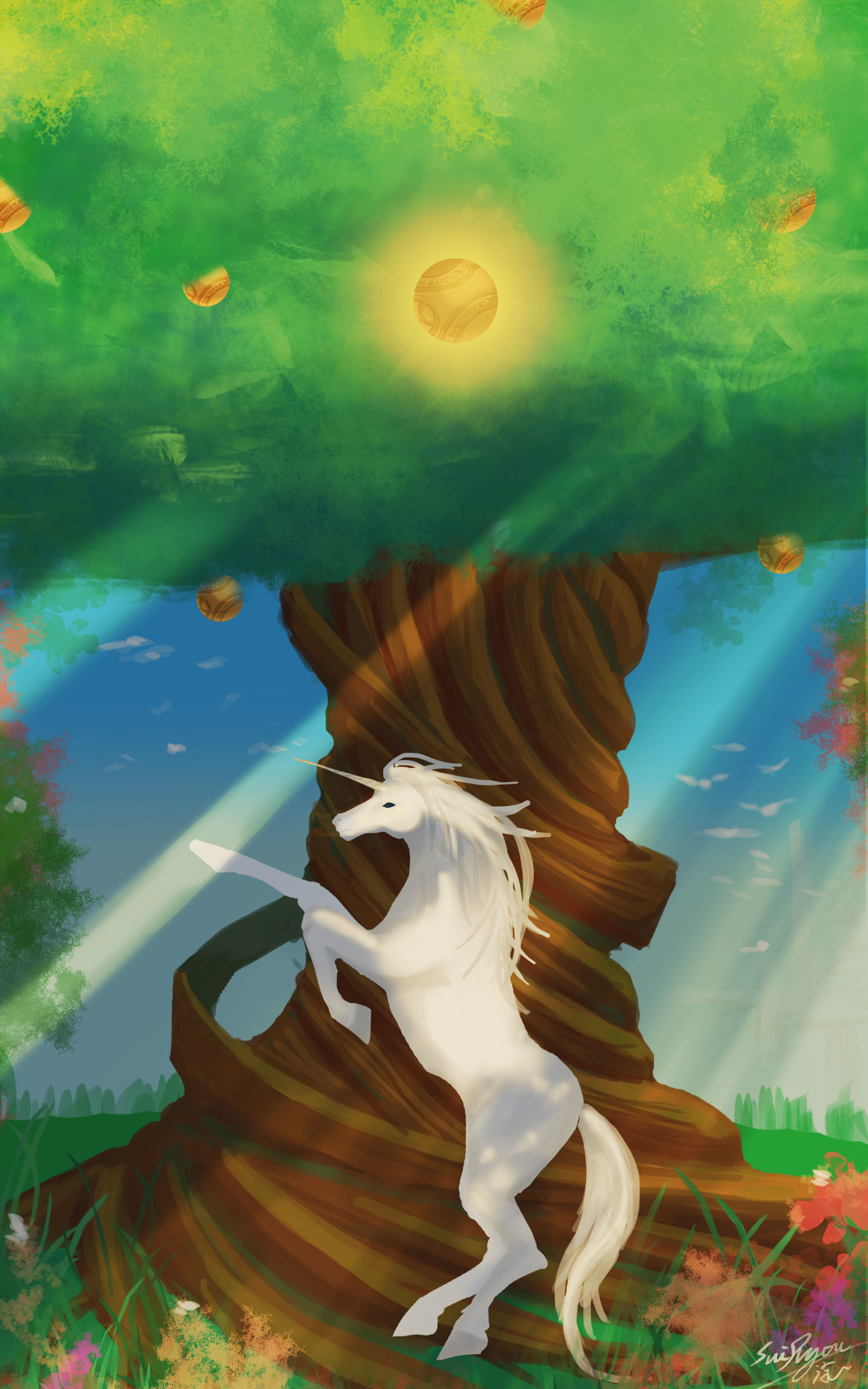 ArtStation - Unicorn's Blessing