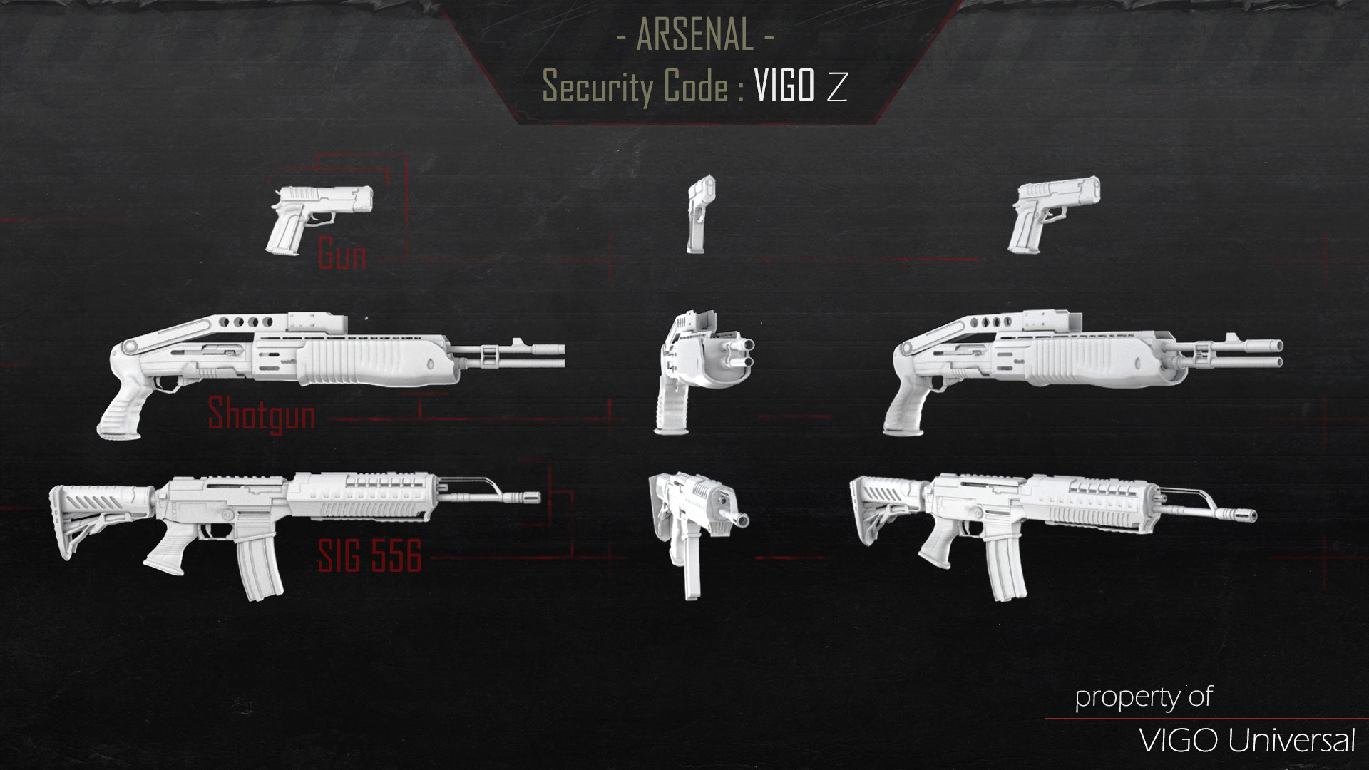 ArtStation - Weapons Study