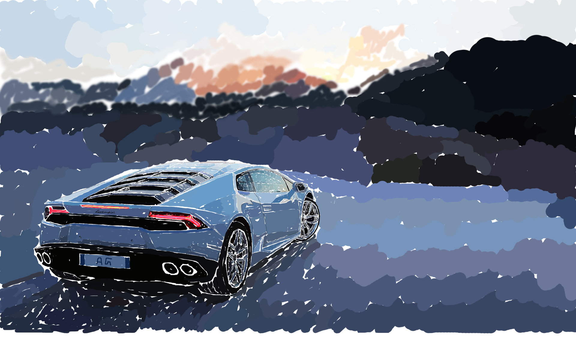 ArtStation - Lamborghini Huracan