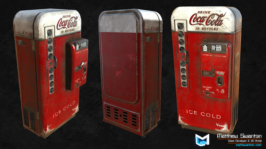 ArtStation - Coke Machine