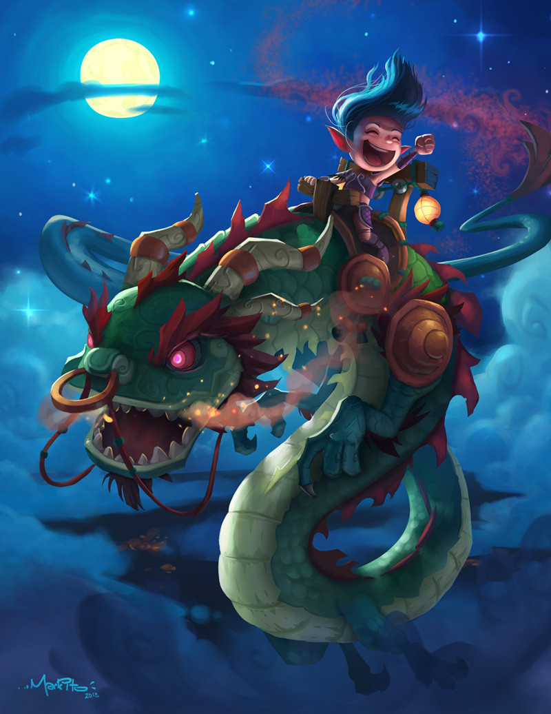 ArtStation - Dragon night ride