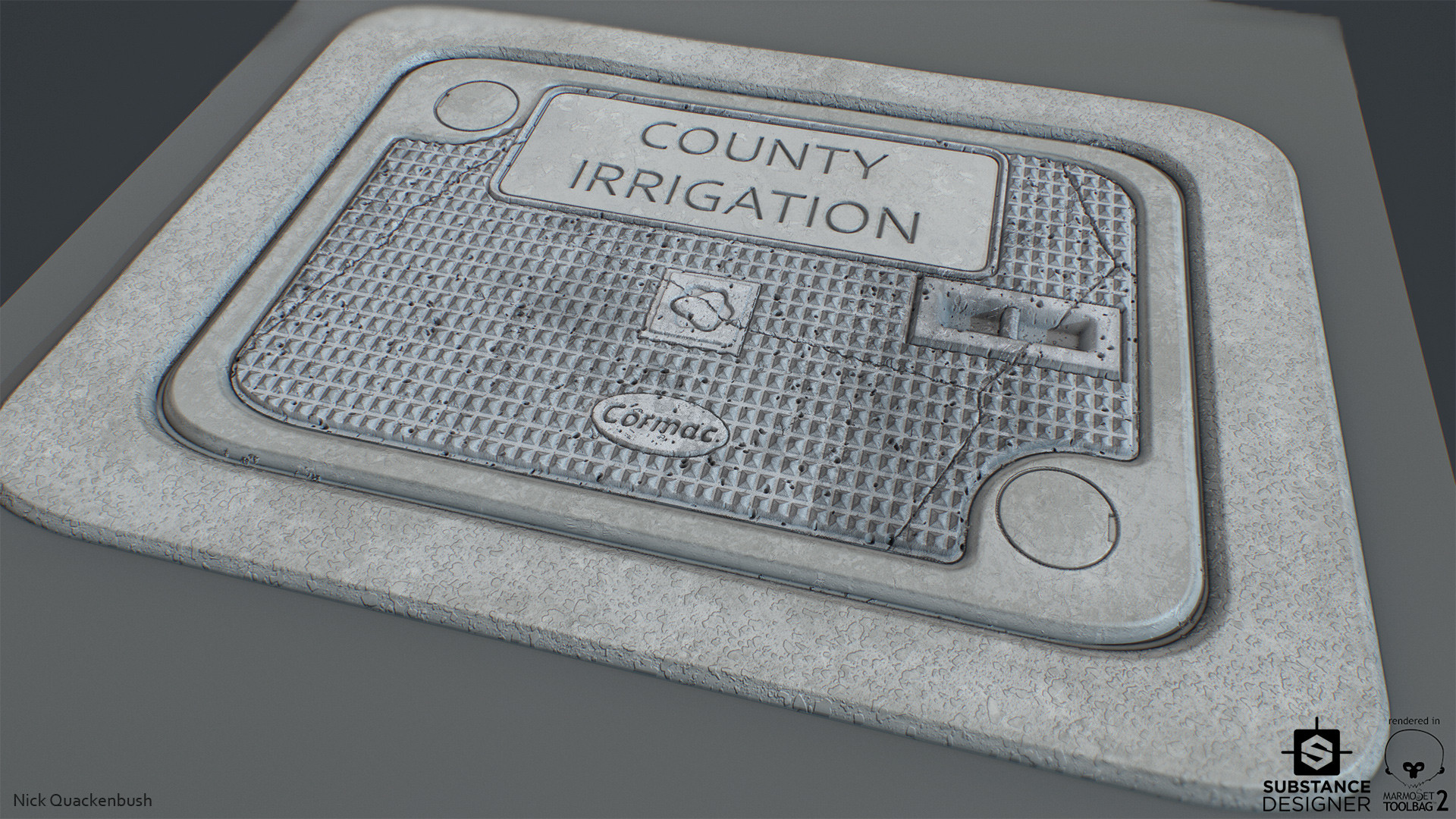 Nick Quackenbush - Ground Props - Substance Designer