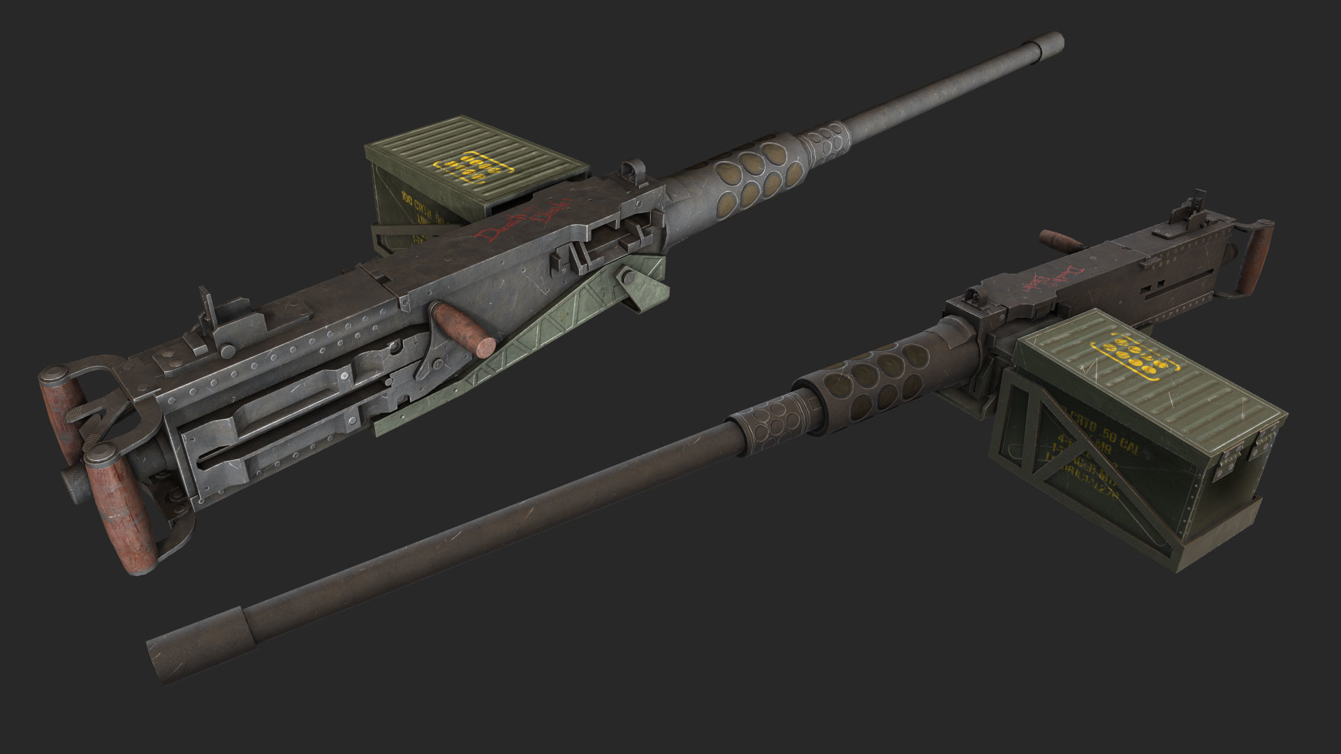 ArtStation - Browning M2