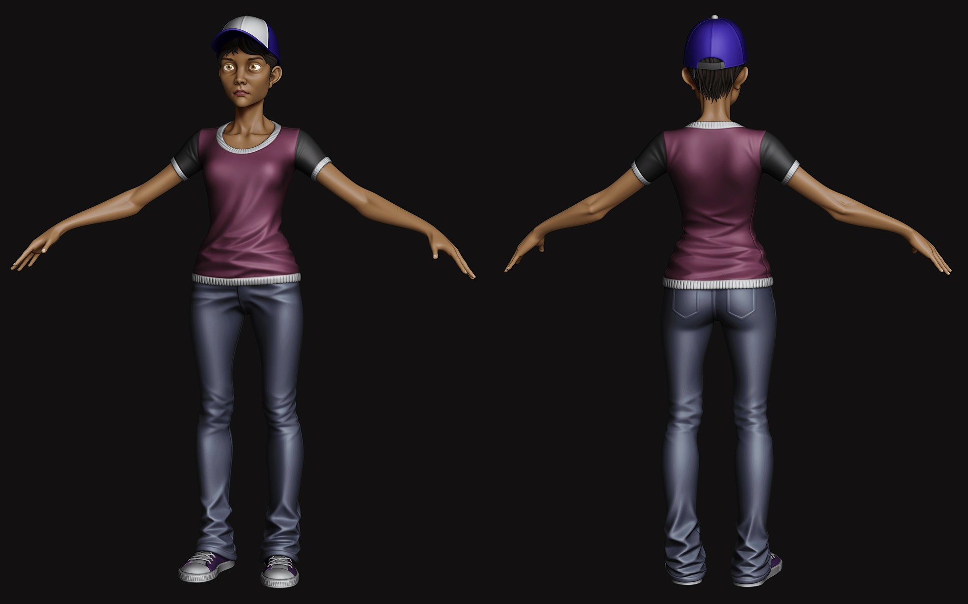 ArtStation - Clementine - The Walking Dead FAN ART