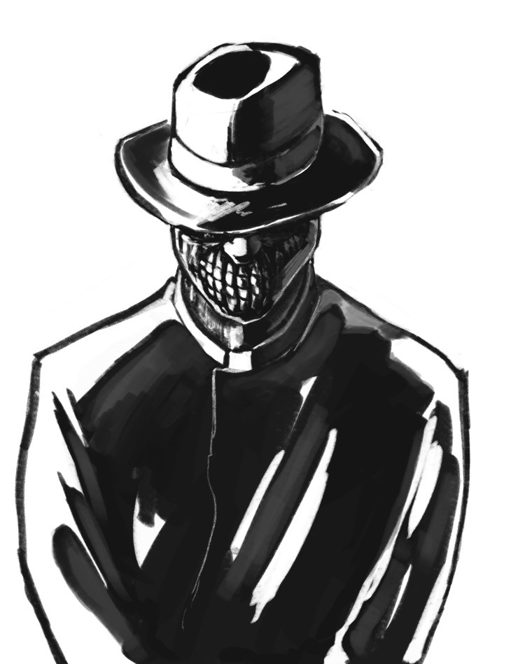 ArtStation - Sketches of characters for games. Antagonist