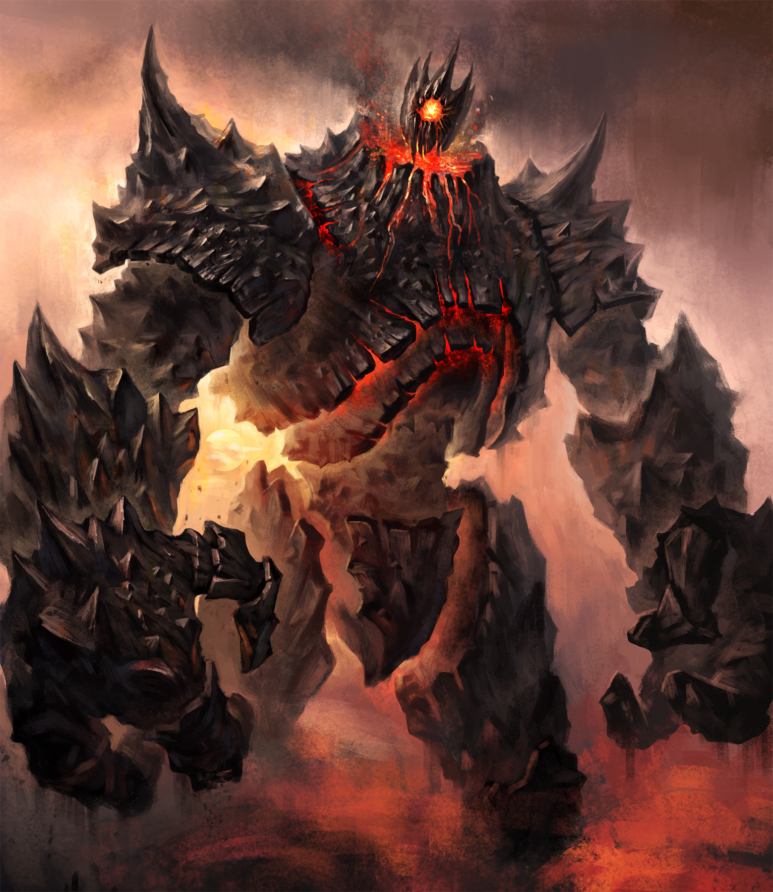 ArtStation - volcanic giant
