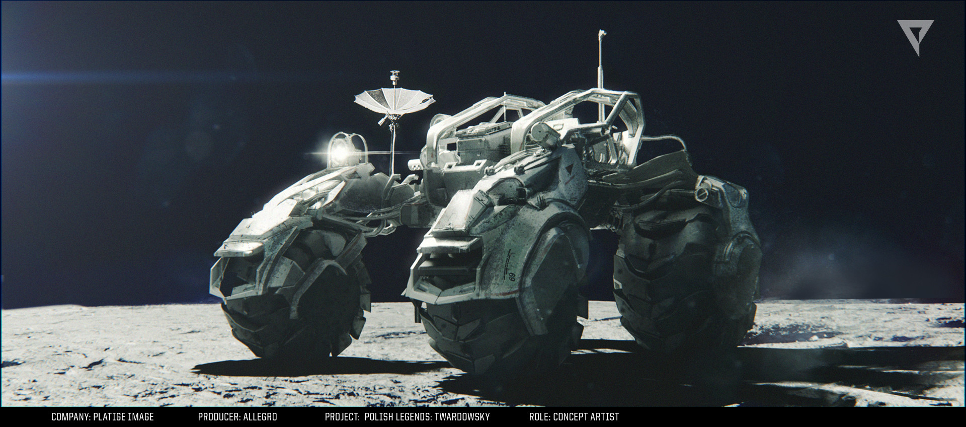 Sci Fi Moon Rover