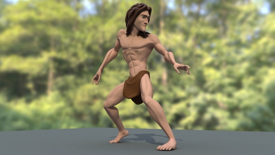 Jordan Wharton - Disney's Tarzan 3D Model