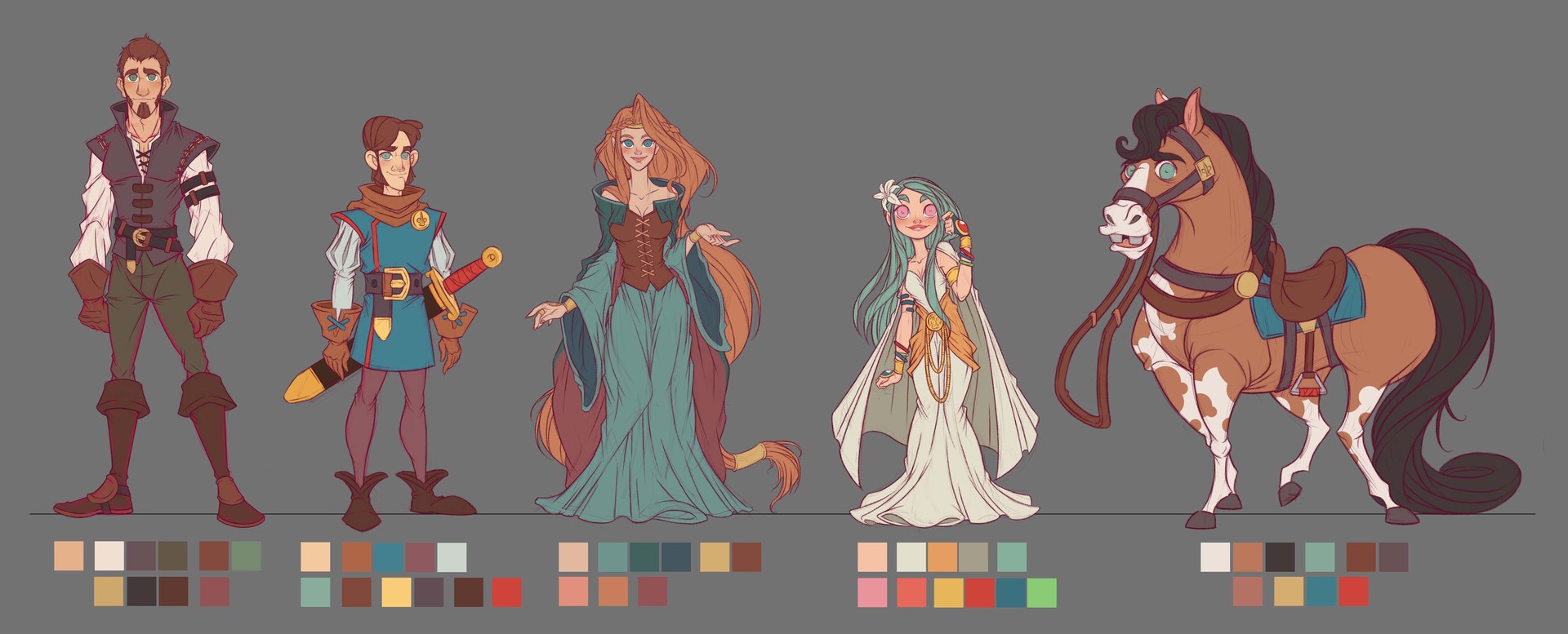 ArtStation - no name- character practise