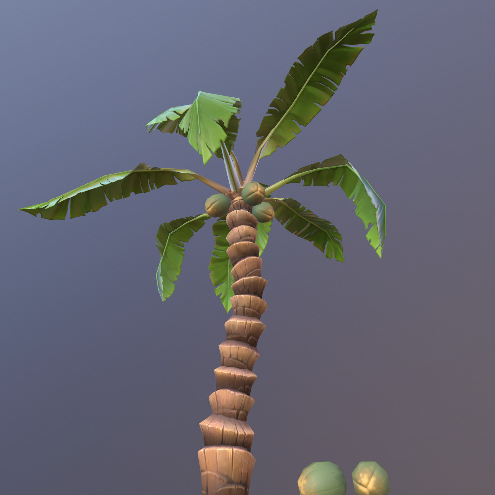 ArtStation - Modular Cartoon Palm