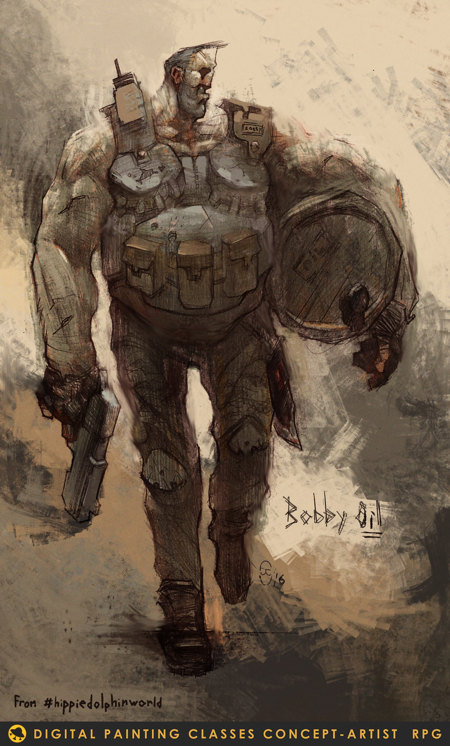 ArtStation - Bobby "Oil" +scetch