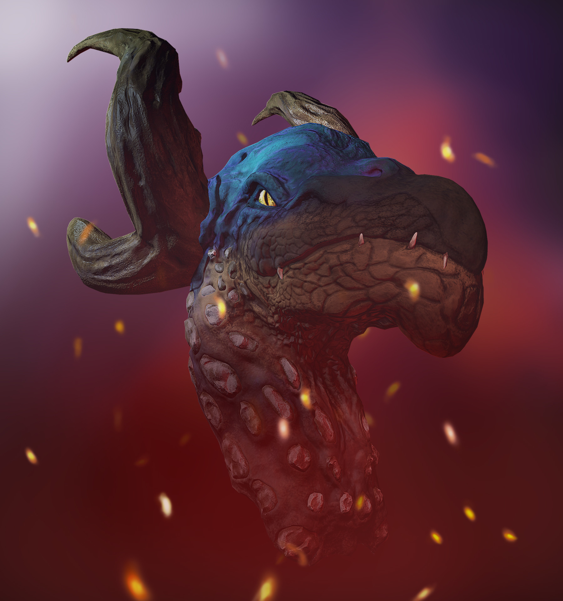 ArtStation - Dragon Bust