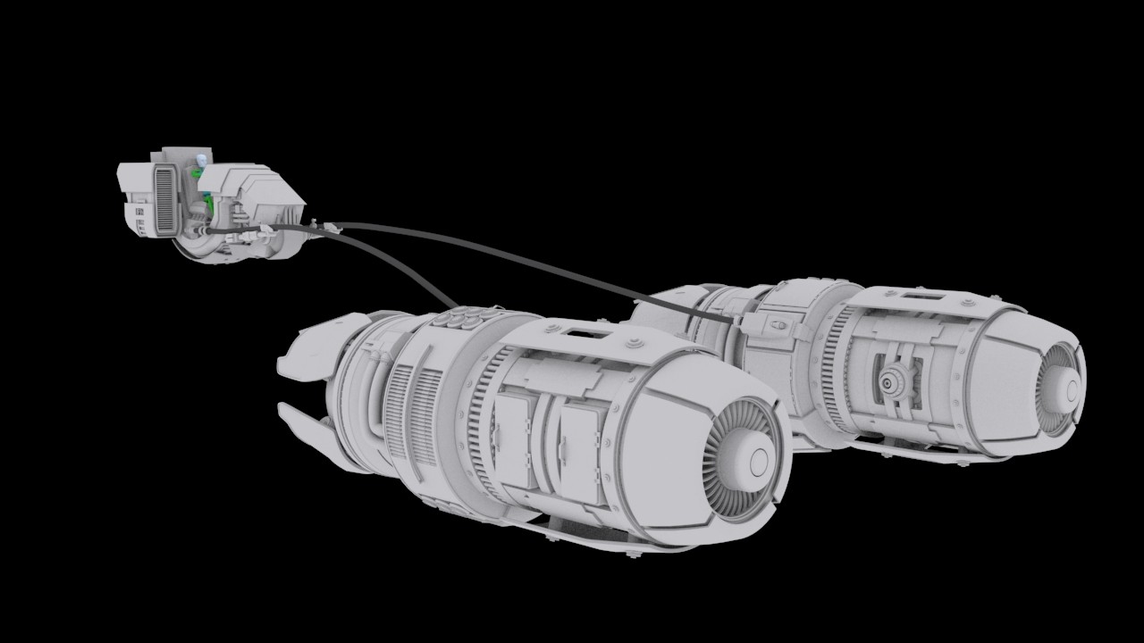 ArtStation - Pod Racer WIP