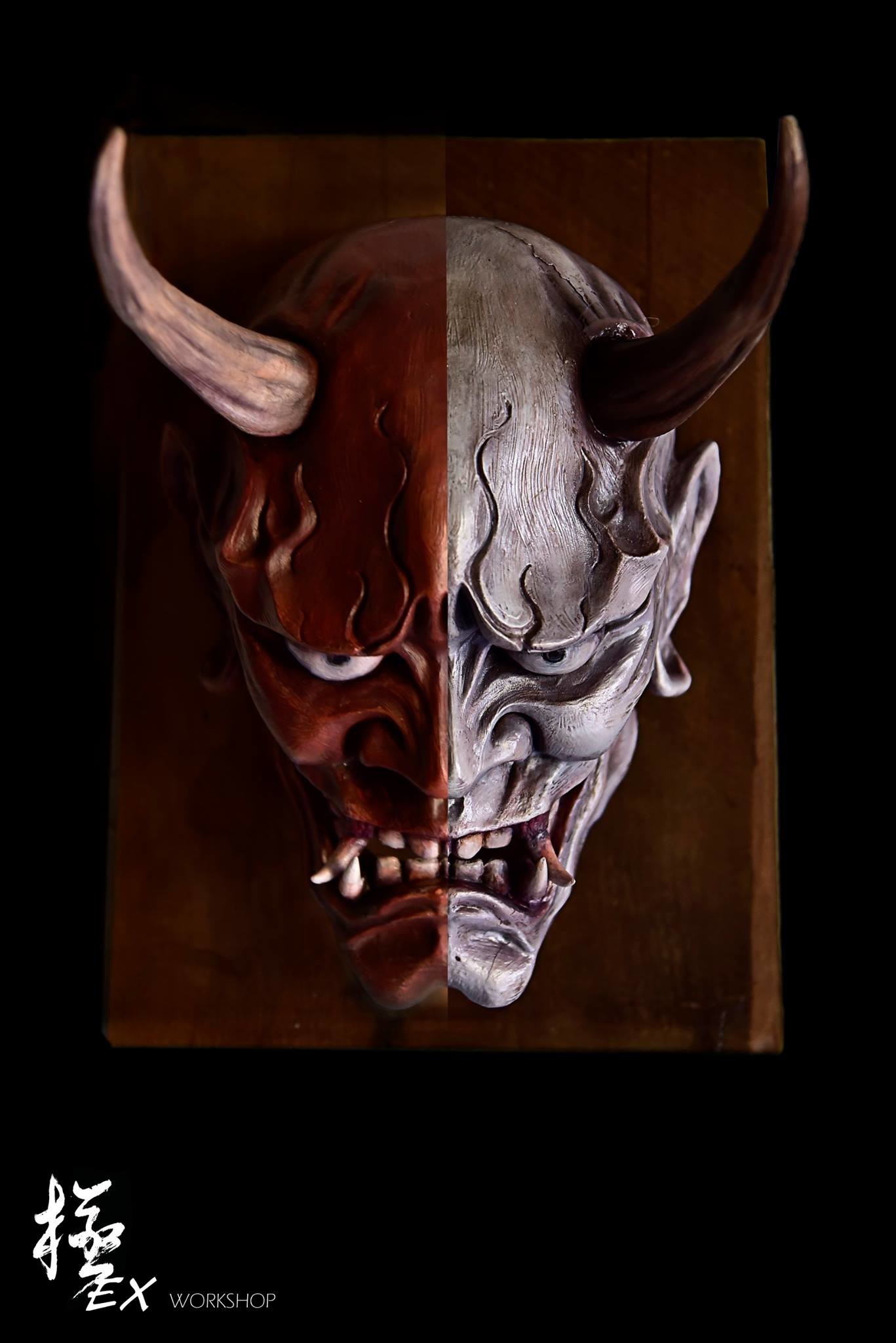 ArtStation - Traditional HANNYA MASK